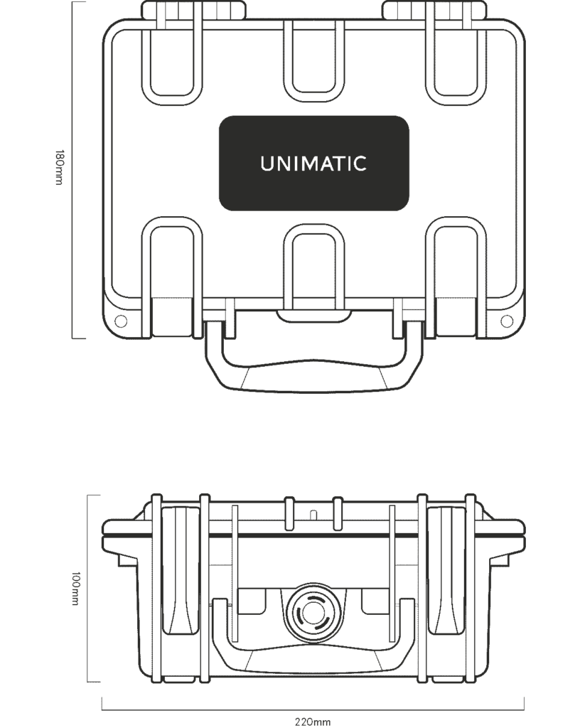UNIMATIC Tough Case – 2 slot | Lifestyle | UNIMATIC watches