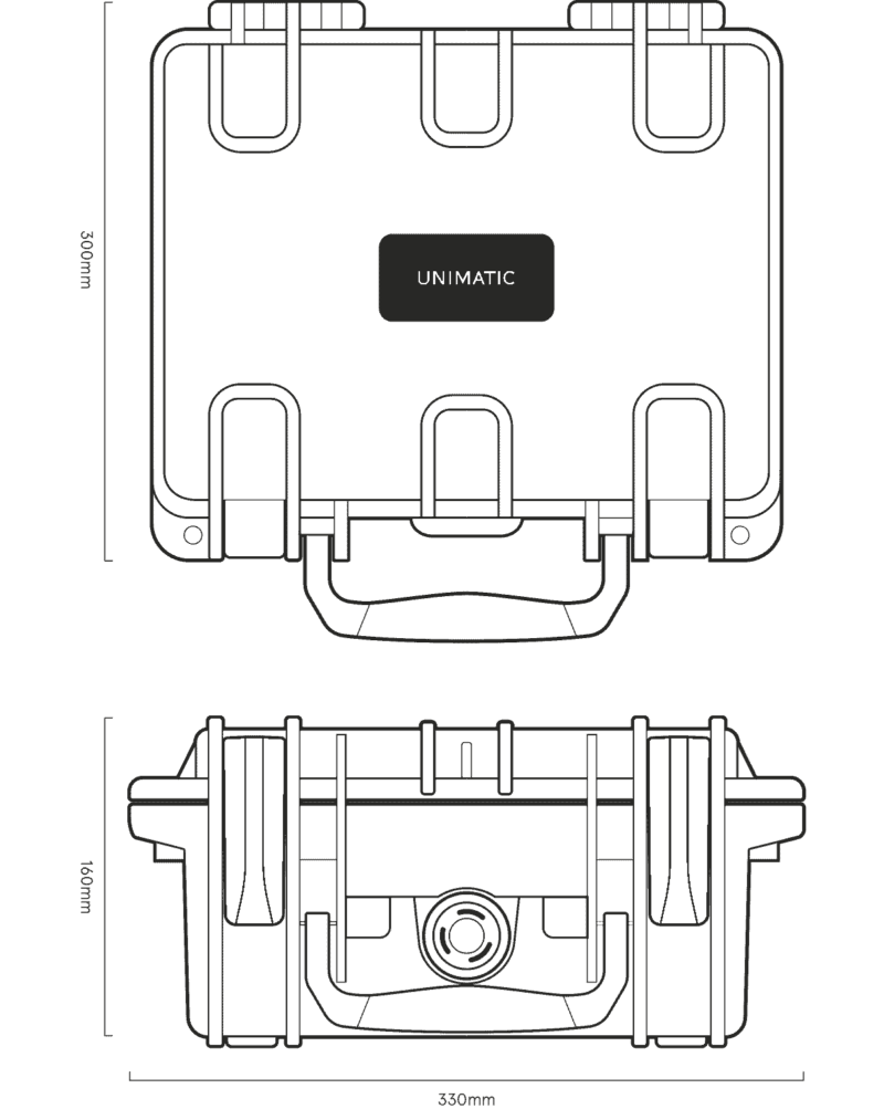 UNIMATIC Tough Case – 8 Slot | Lifestyle | UNIMATIC watches