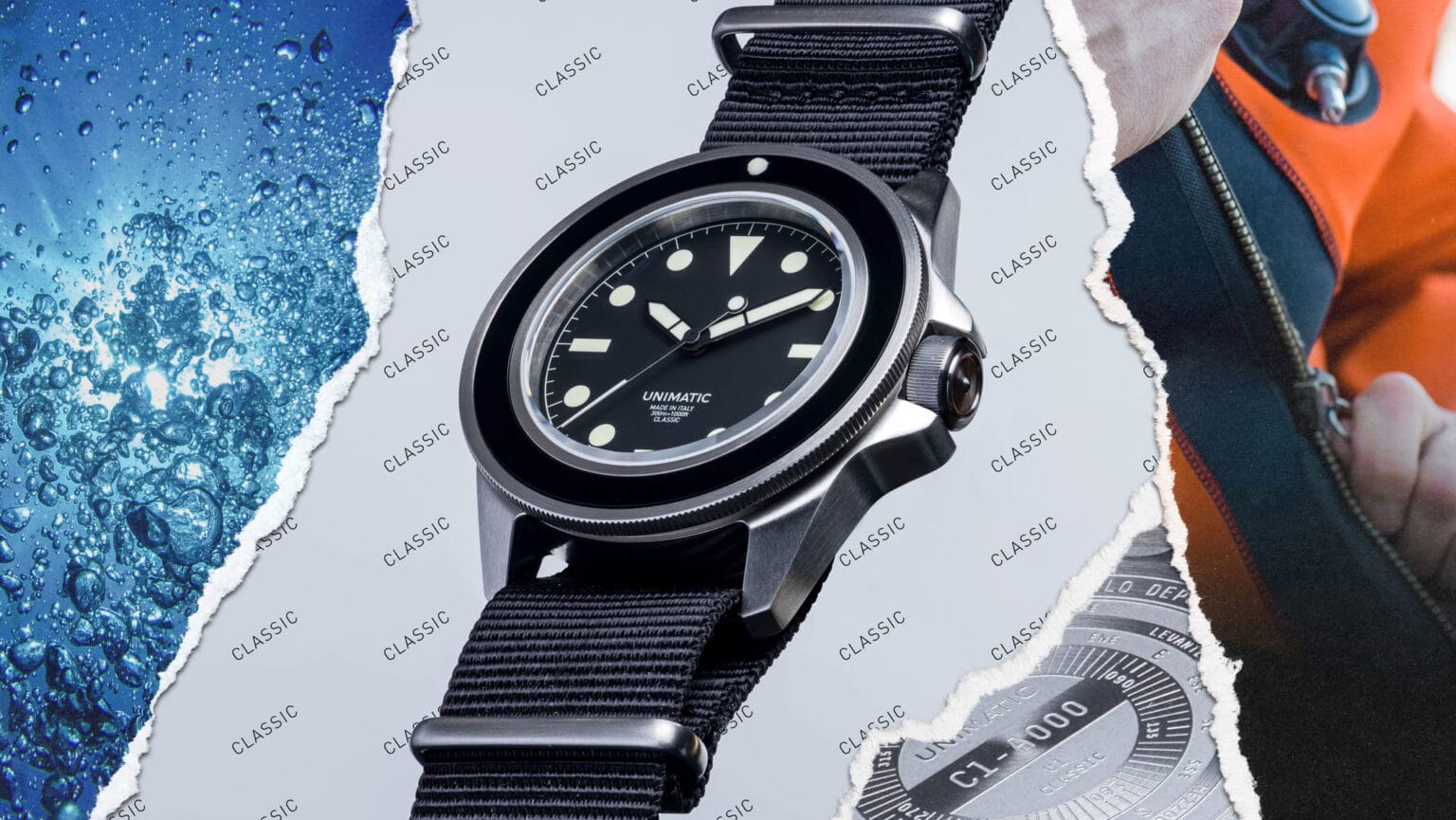 UNIMATIC Modello Uno UC1 Classic – Diver | 41,5mm Classic Watches ...