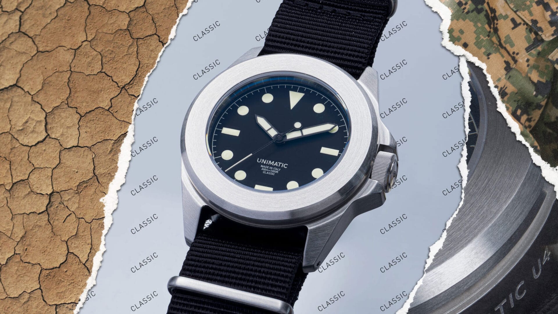 UNIMATIC U4 CLASSIC UC4 – Italian Military Watch 330M
